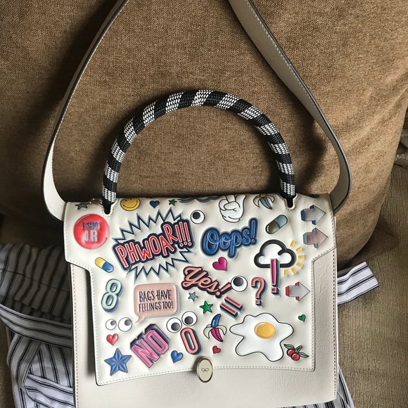 Anya Hindmarch | Bags | Anya Hindmarch Bathurst Sticker Tote | Poshmark